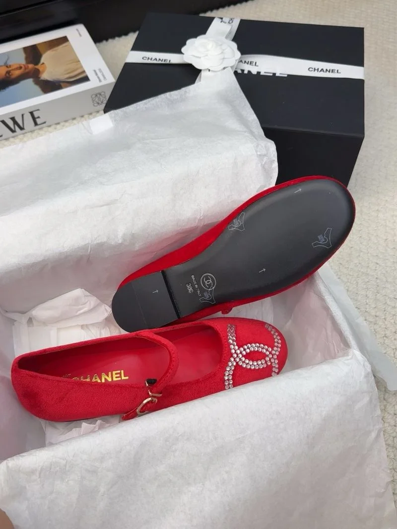 Official Chanel Flat Shoes