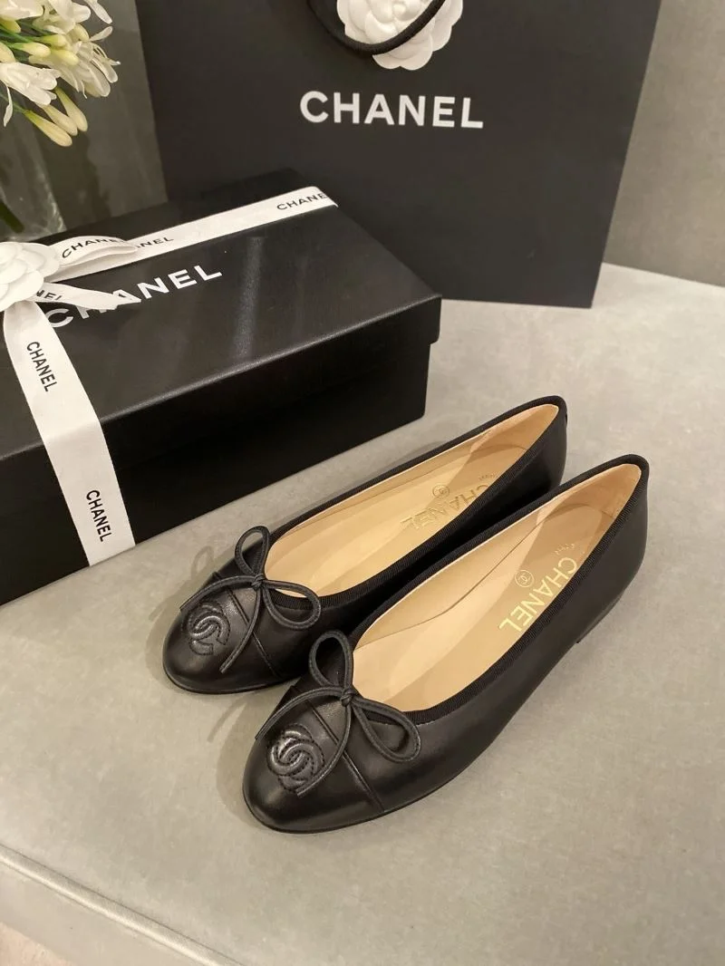 Real Chanel Flat Shoes