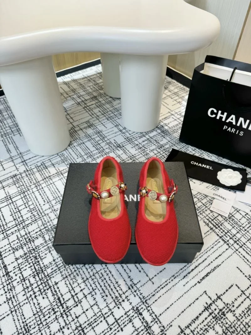 Exact replica Chanel Flat Shoes
