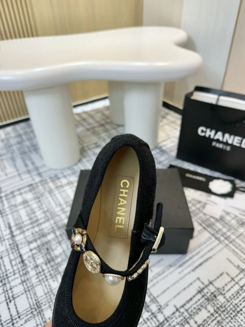 Brand-authenticated Chanel Flat Shoes