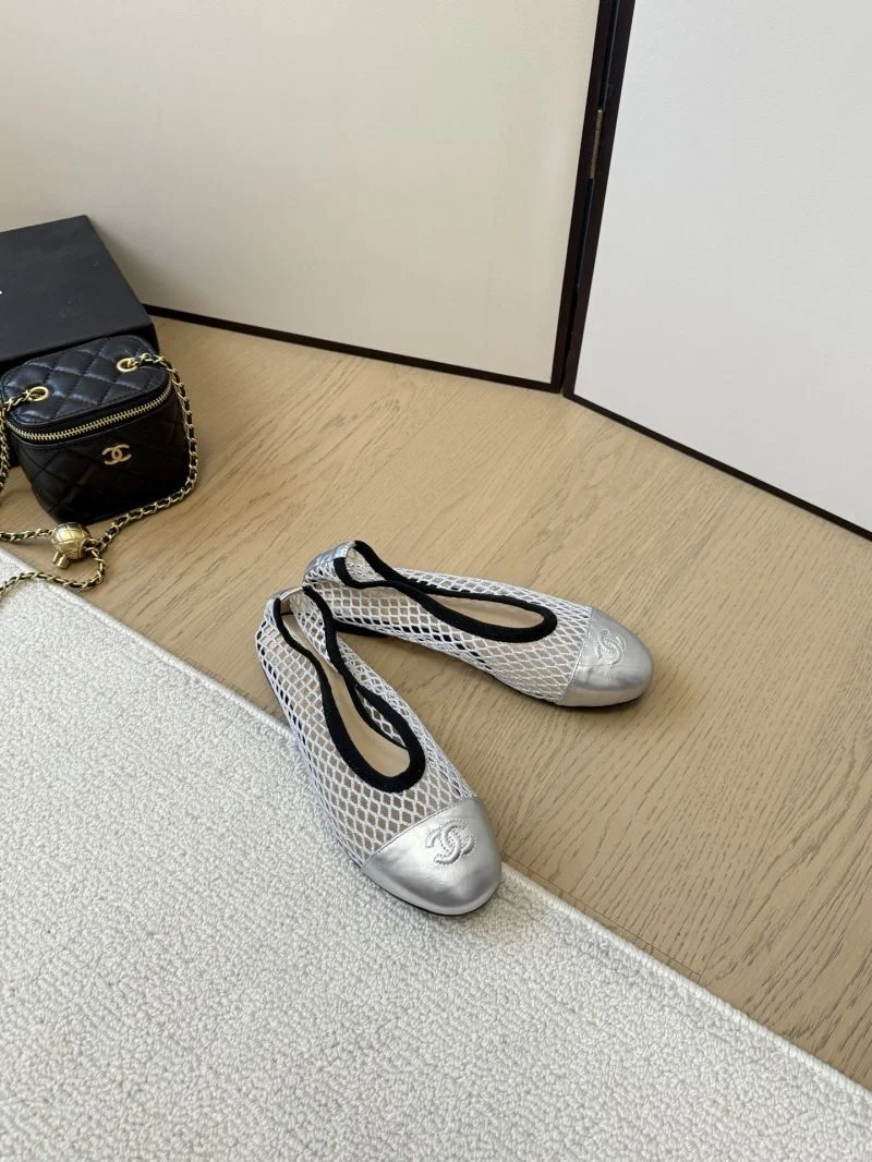 Brand-authenticated Chanel Flat Shoes