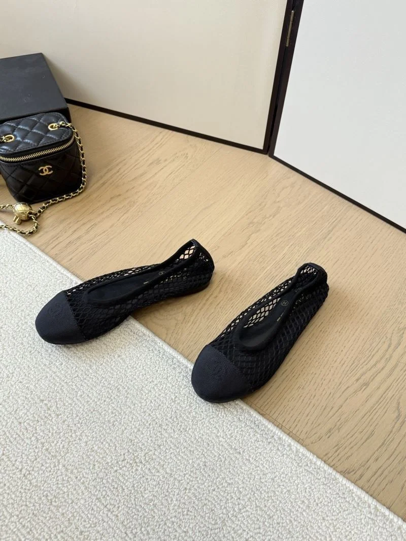 Real Chanel Flat Shoes
