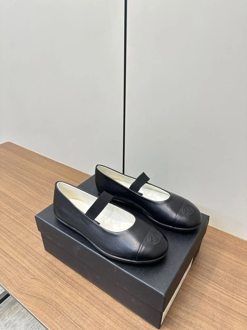 Real Chanel Flat Shoes