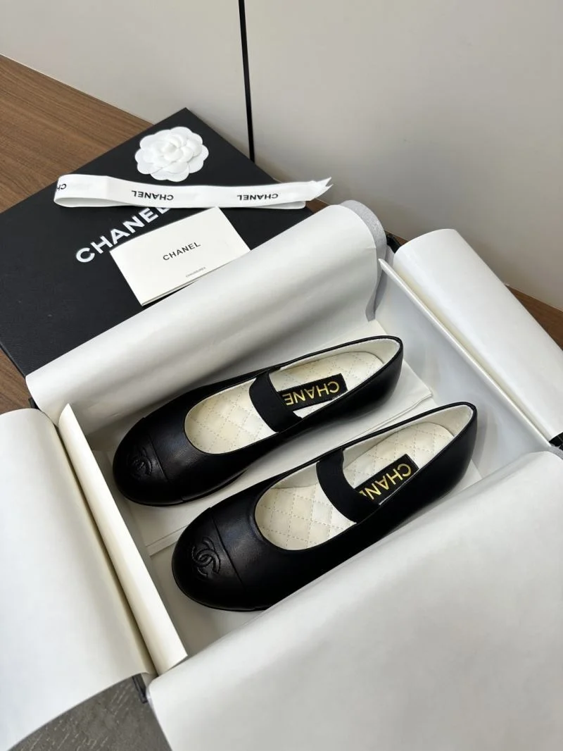 Real Chanel Flat Shoes