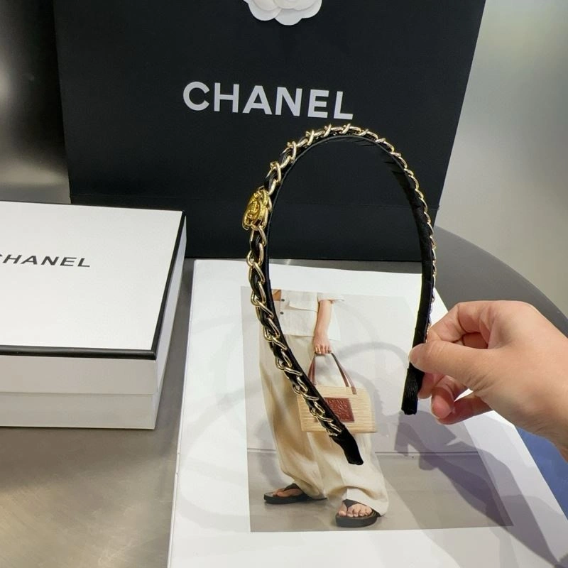 Top match Chanel Hair Hoop