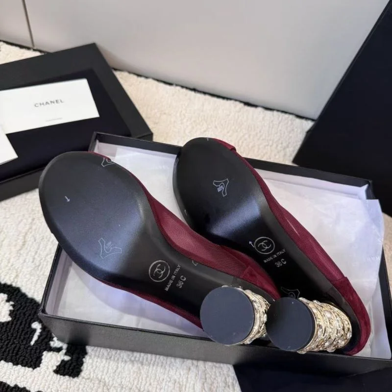 Brand-authenticated Chanel Heeled Shoes