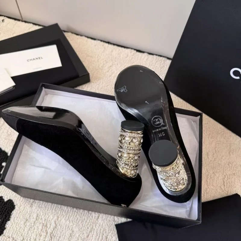 Exact replica Chanel Heeled Shoes
