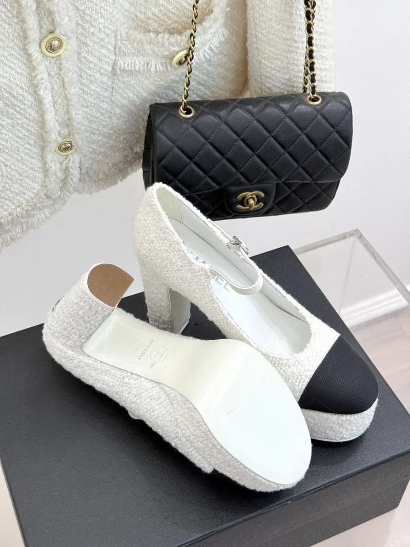 Exact replica Chanel Heeled Shoes
