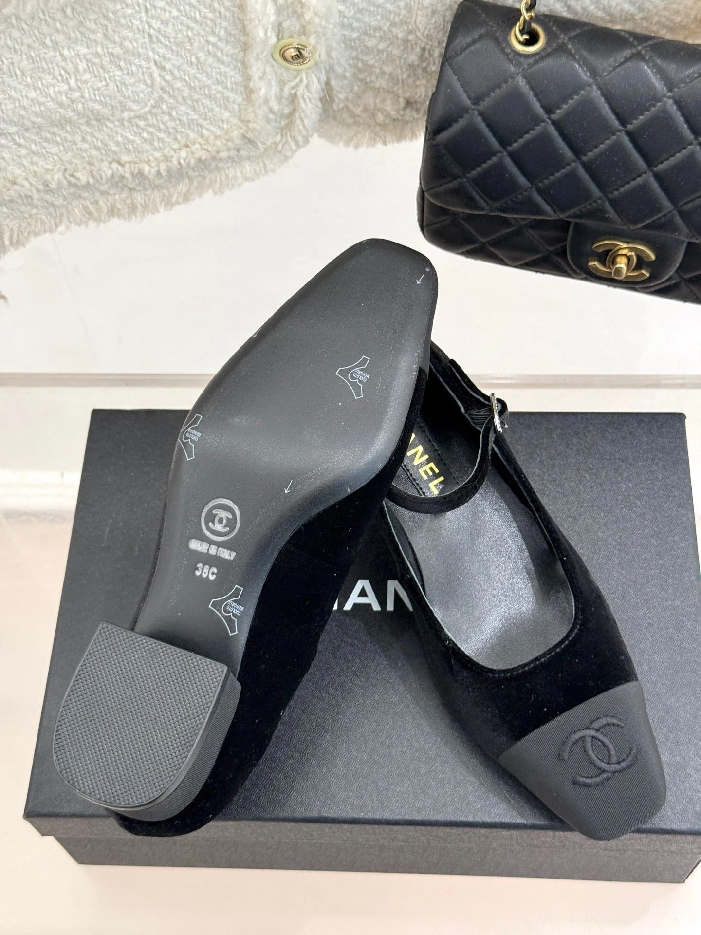 Accurate model Chanel Heeled Shoes