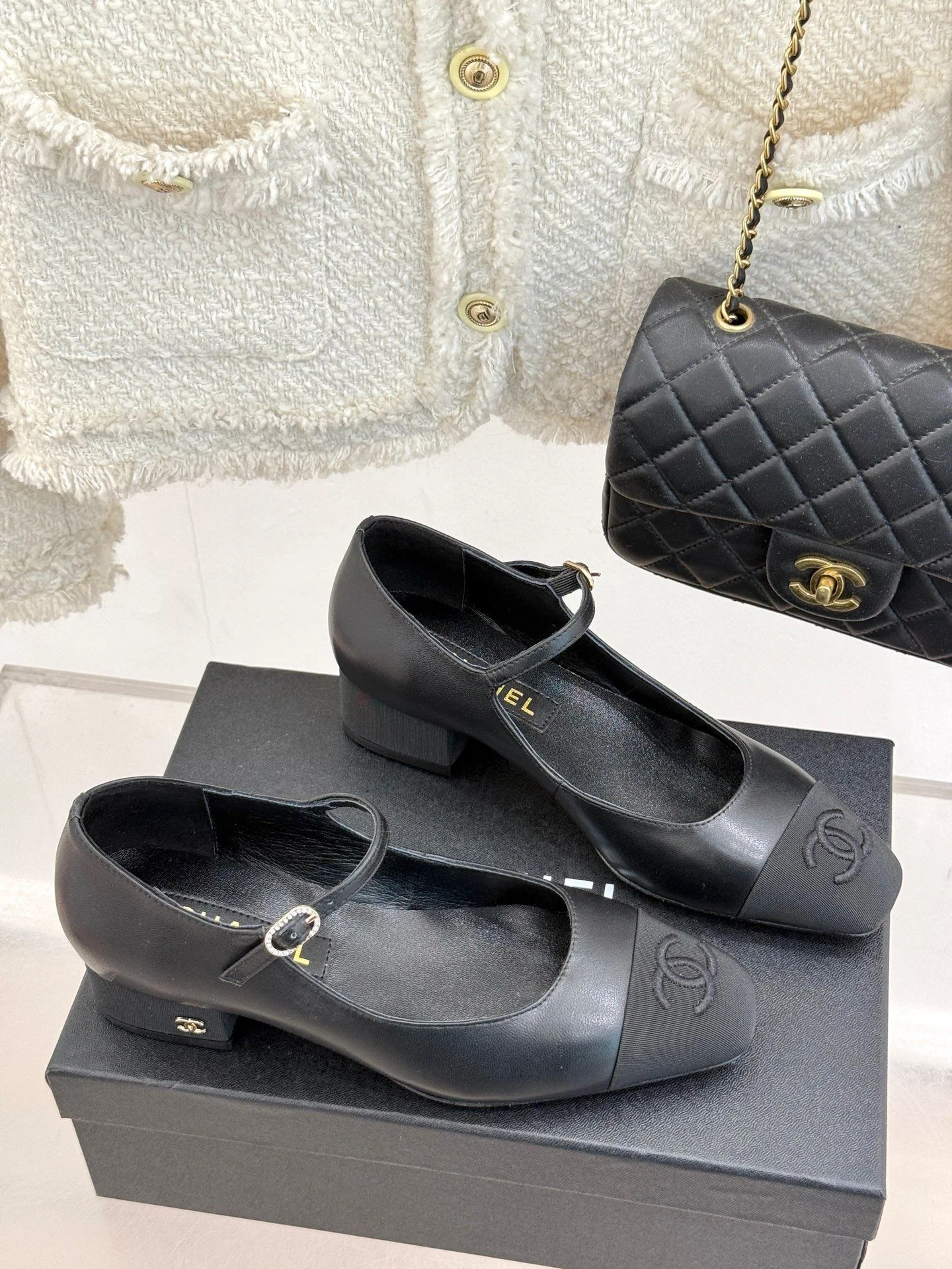 Mirror quality Chanel Heeled Shoes