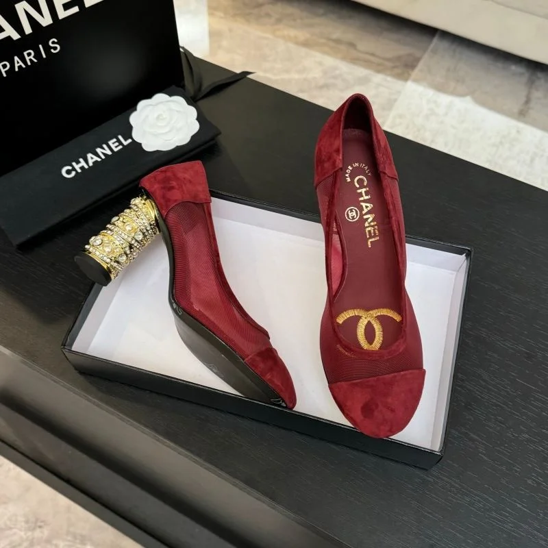Mirror quality Chanel Heeled Shoes