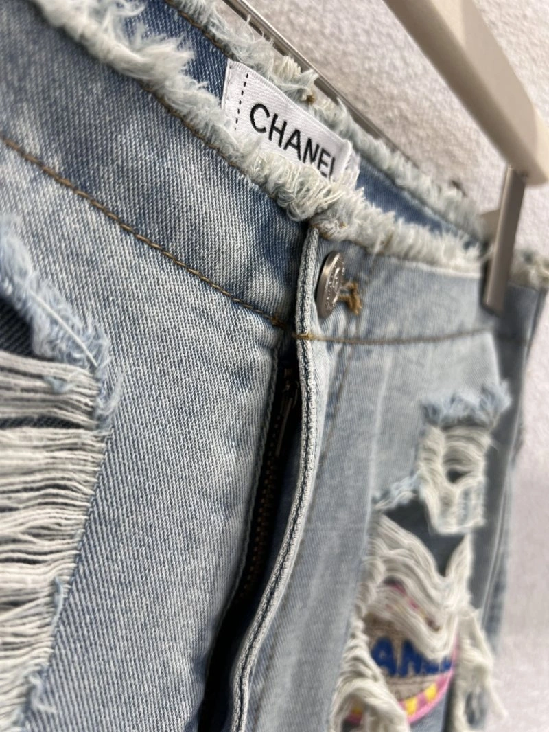 Brand-authenticated Chanel Jeans