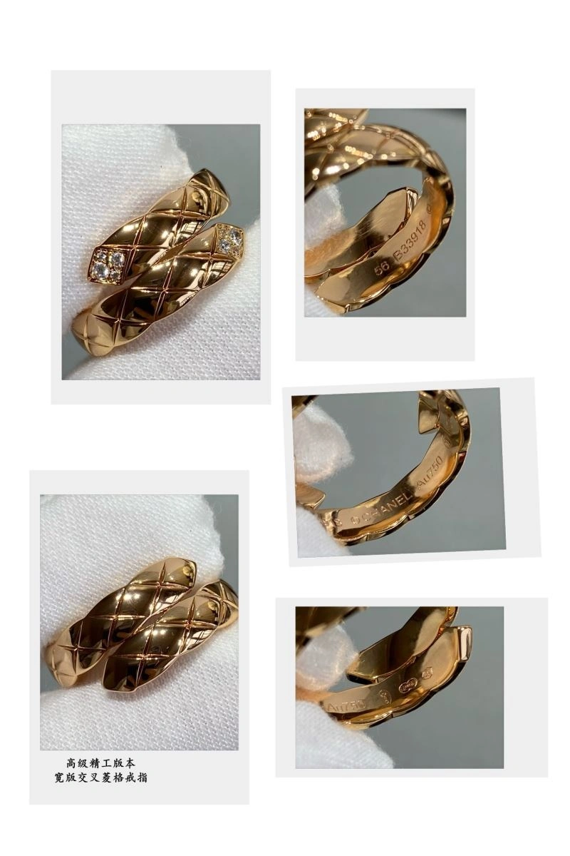 Mirror quality Chanel Rings