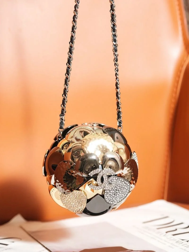 Exact replica Chanel Round Satchel