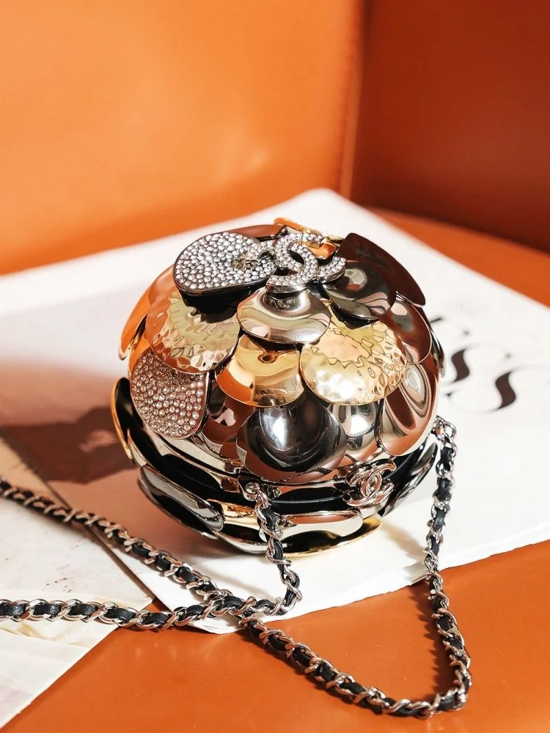 Exact replica Chanel Round Satchel