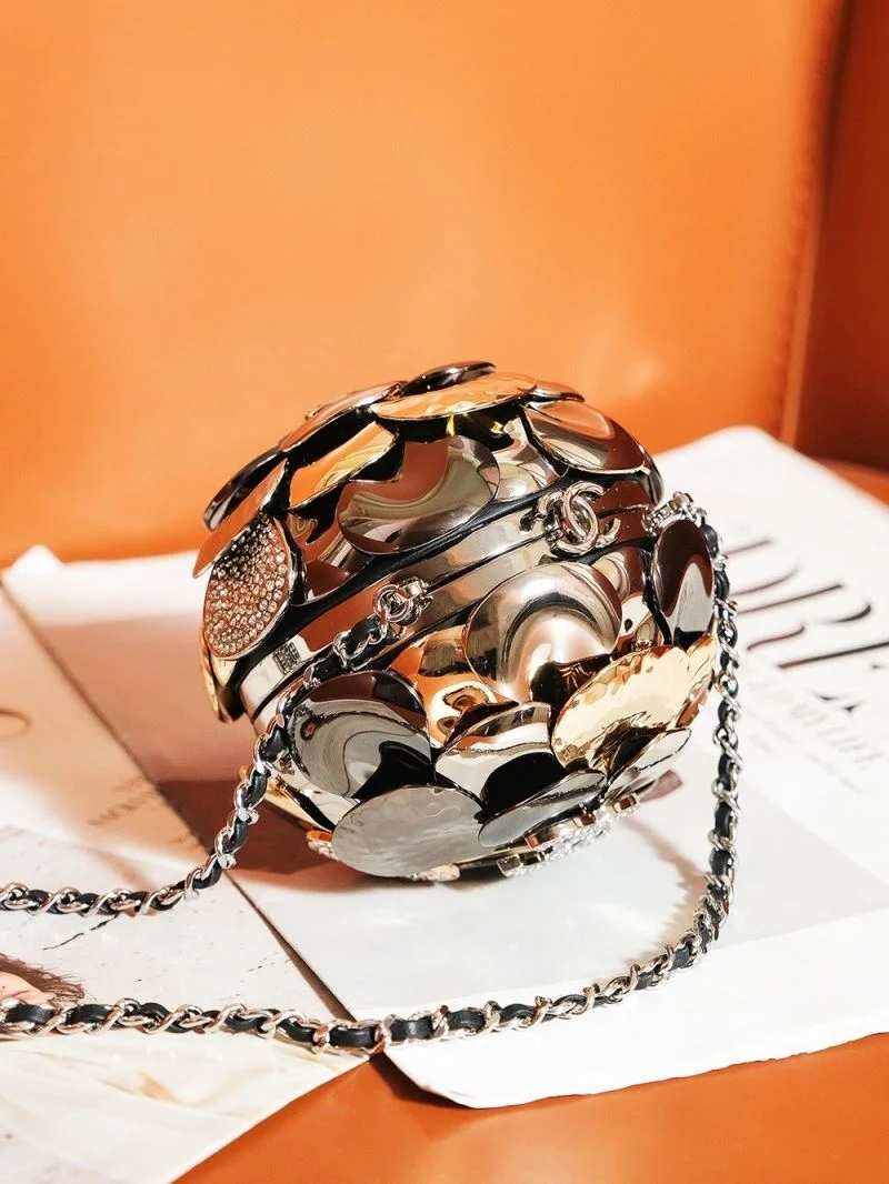 Exact replica Chanel Round Satchel