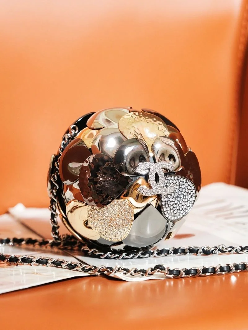 Exact replica Chanel Round Satchel