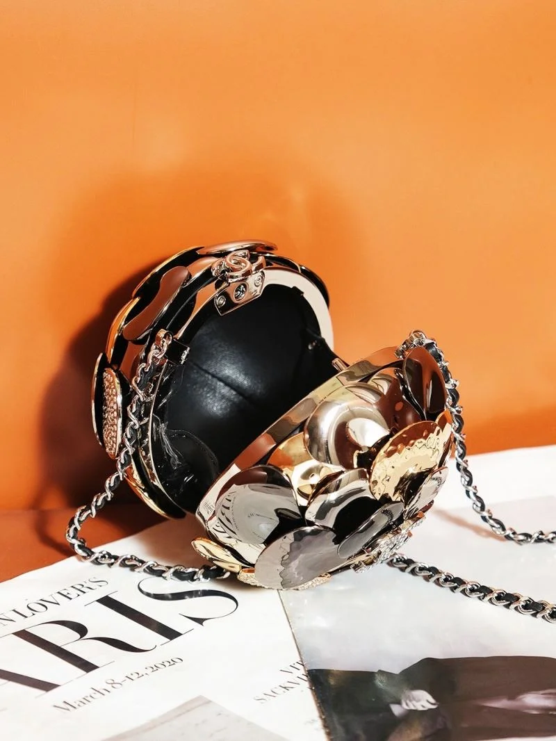 Exact replica Chanel Round Satchel