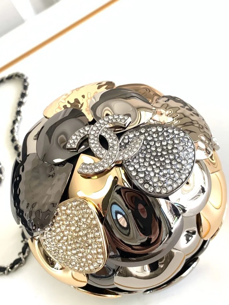 Brand-authenticated Chanel Round Satchel