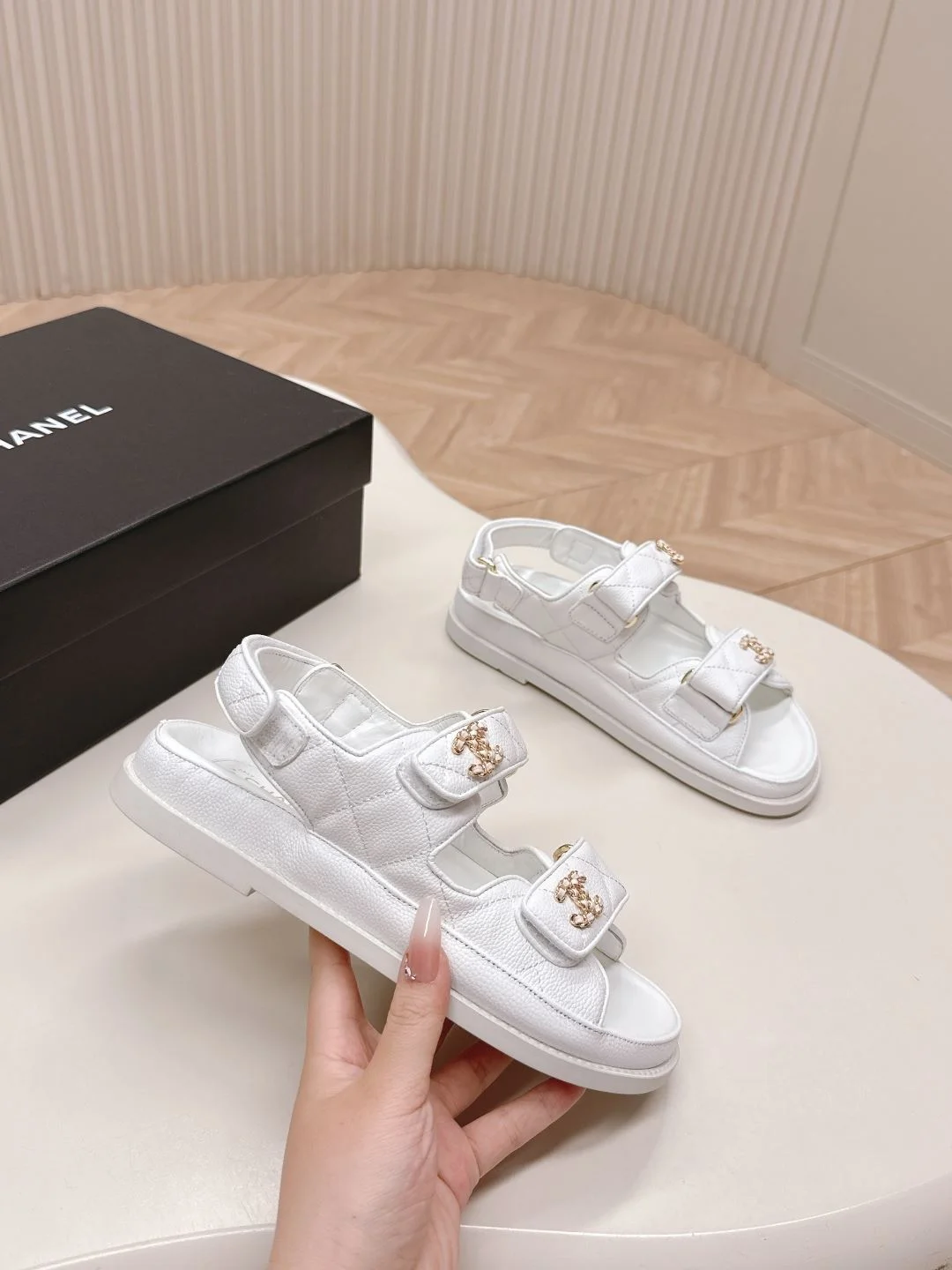 Exact replica Chanel Sandals