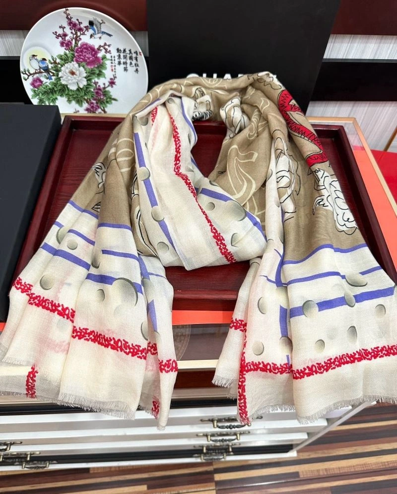 Brand-authenticated Chanel Scarf