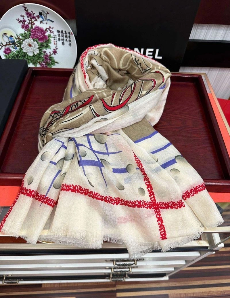 Brand-authenticated Chanel Scarf