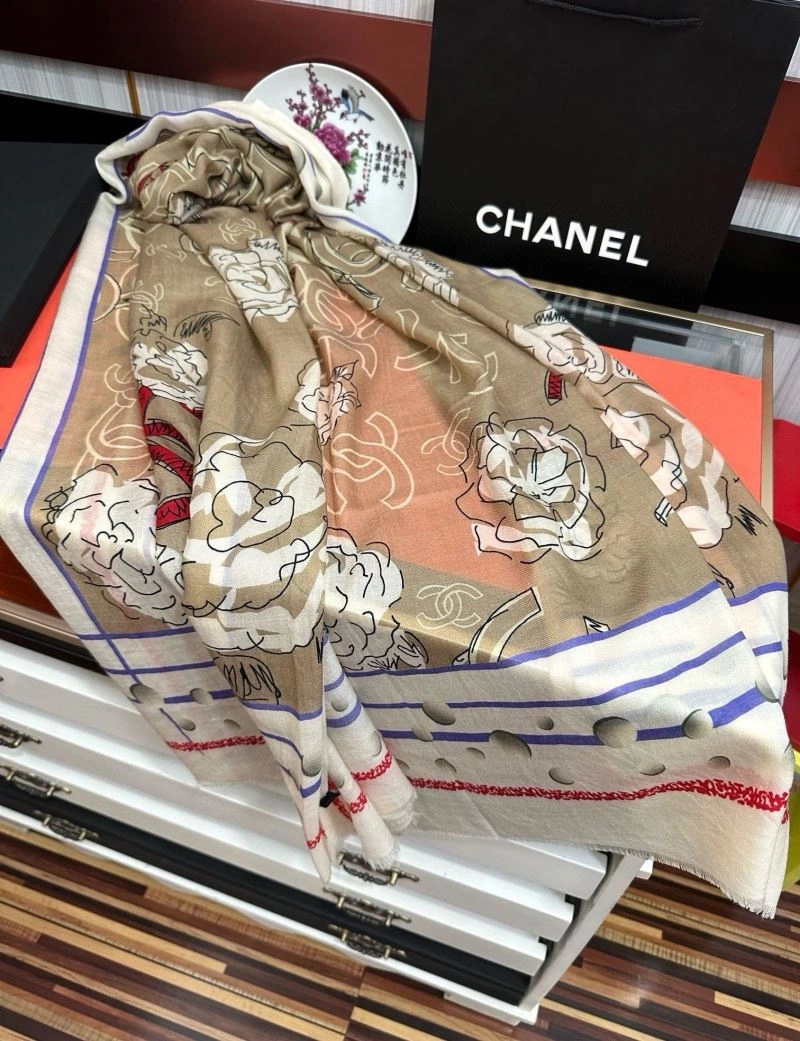 Brand-authenticated Chanel Scarf