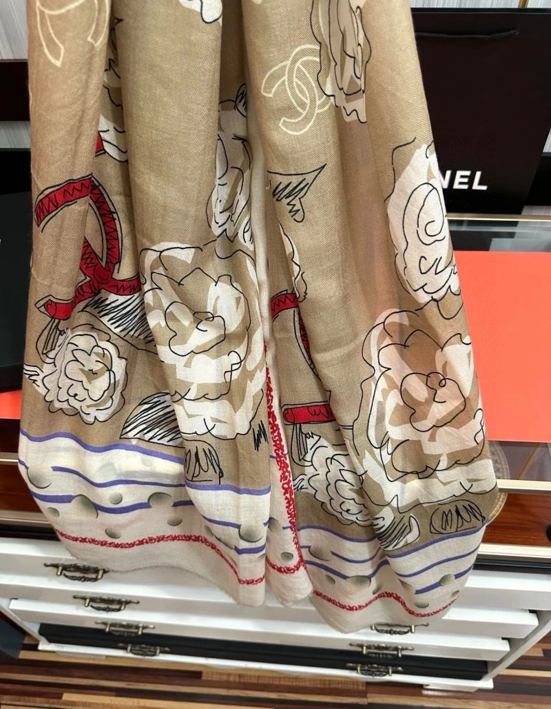 Brand-authenticated Chanel Scarf