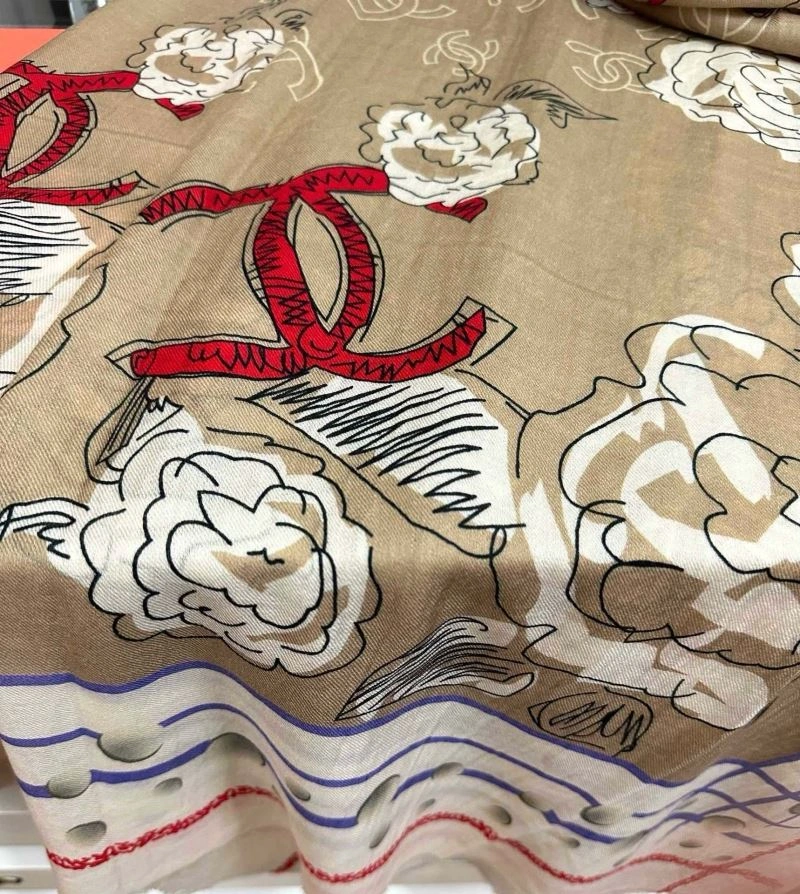 Brand-authenticated Chanel Scarf