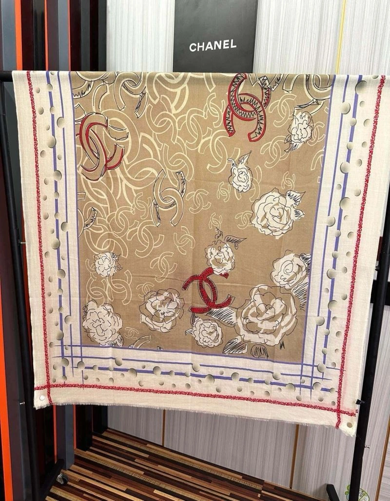 Brand-authenticated Chanel Scarf