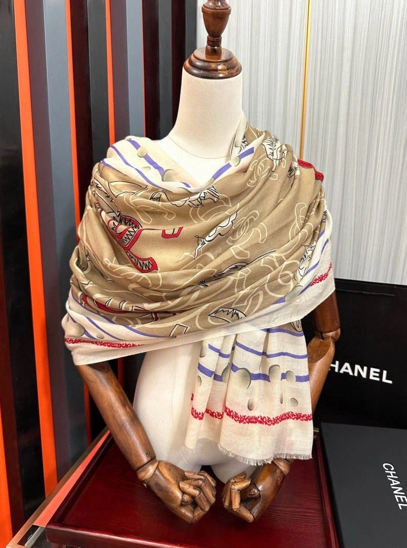 Brand-authenticated Chanel Scarf