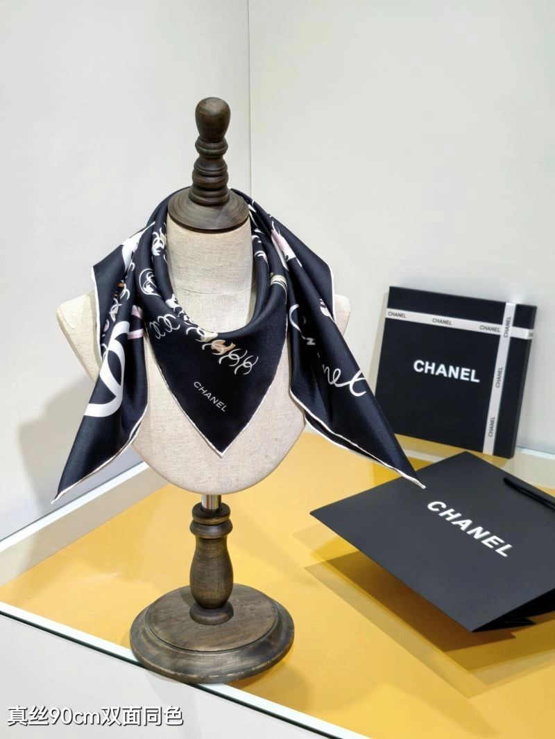 Brand-authenticated Chanel Scarf