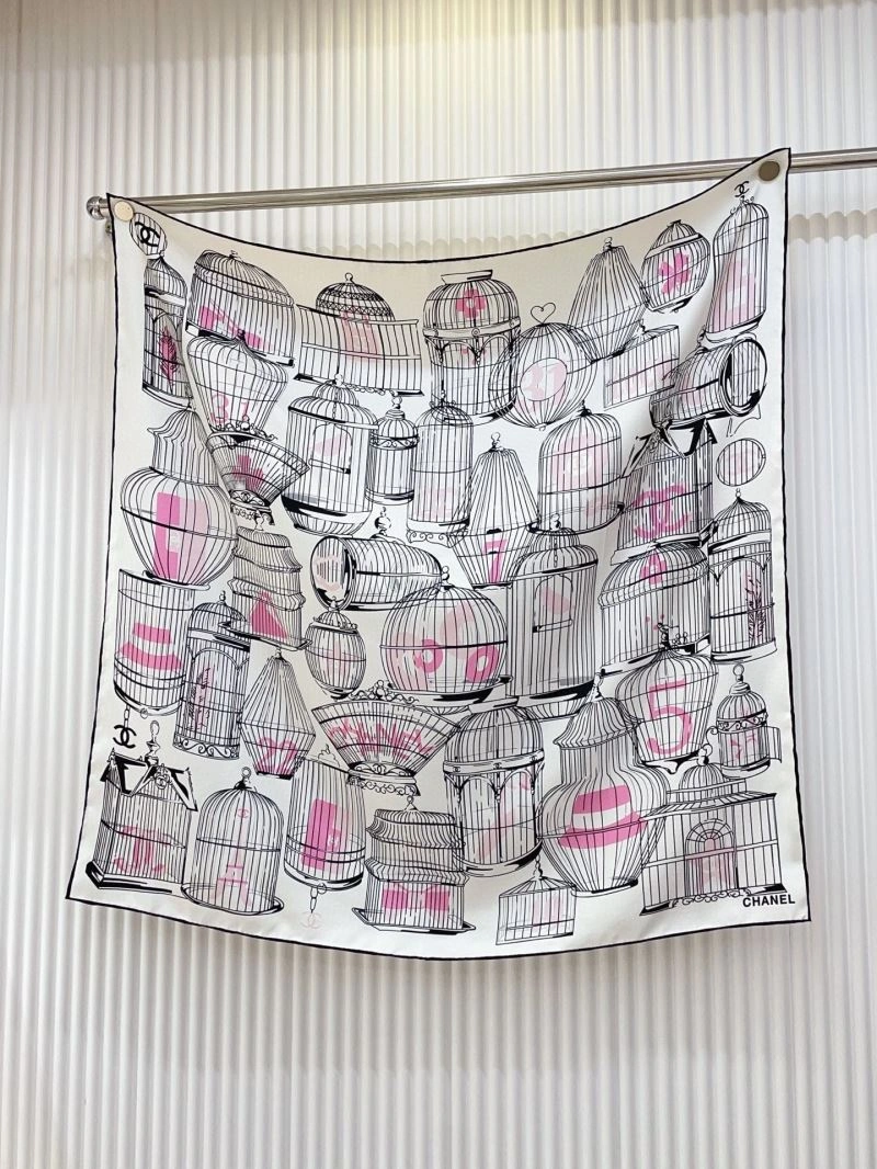 Brand-authenticated Chanel Scarf