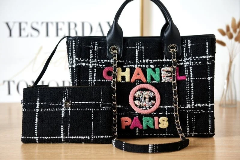 Authentic Chanel Shopping Bags