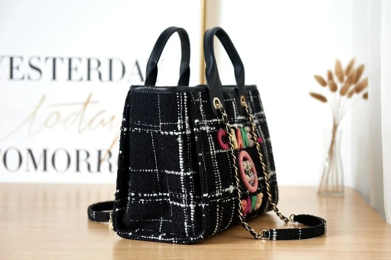 Authentic Chanel Shopping Bags