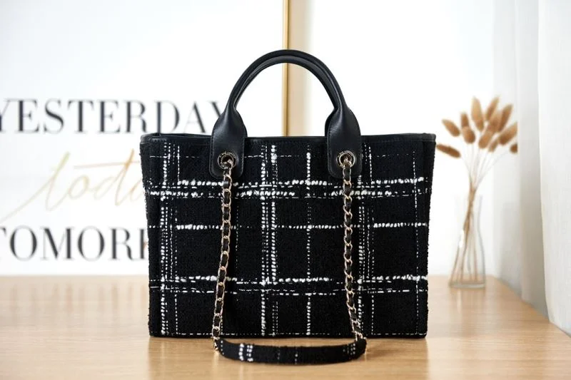 Authentic Chanel Shopping Bags