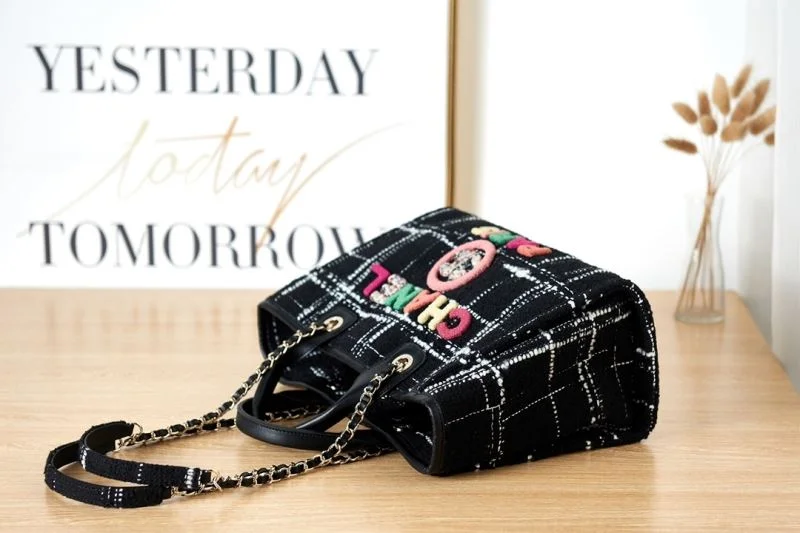 Authentic Chanel Shopping Bags