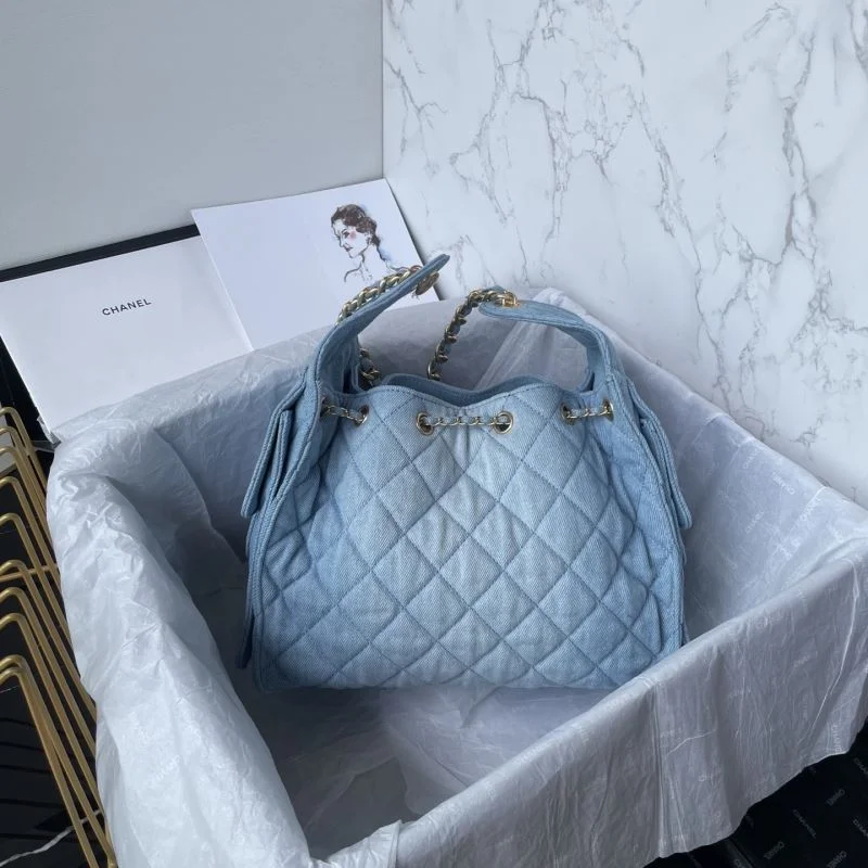 Brand-authenticated Chanel Shopping Bags