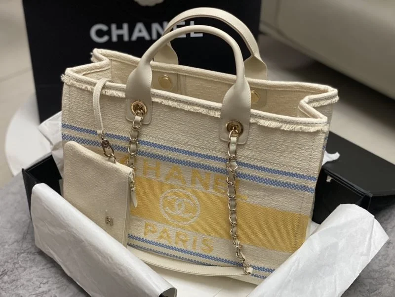 Brand-authenticated Chanel Shopping Bags