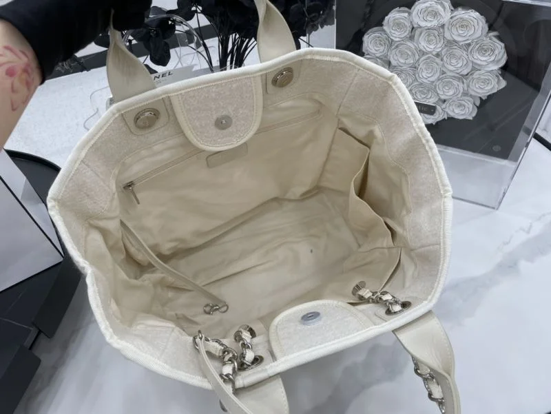 Brand-authenticated Chanel Shopping Bags