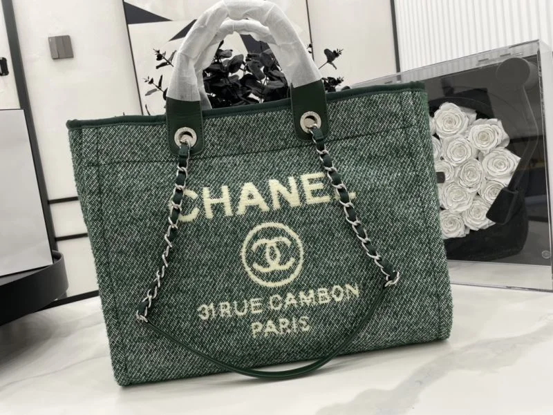 Authentic Chanel Shopping Bags