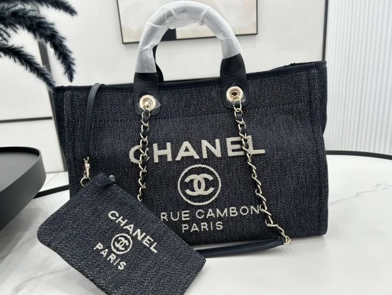 Brand-authenticated Chanel Shopping Bags