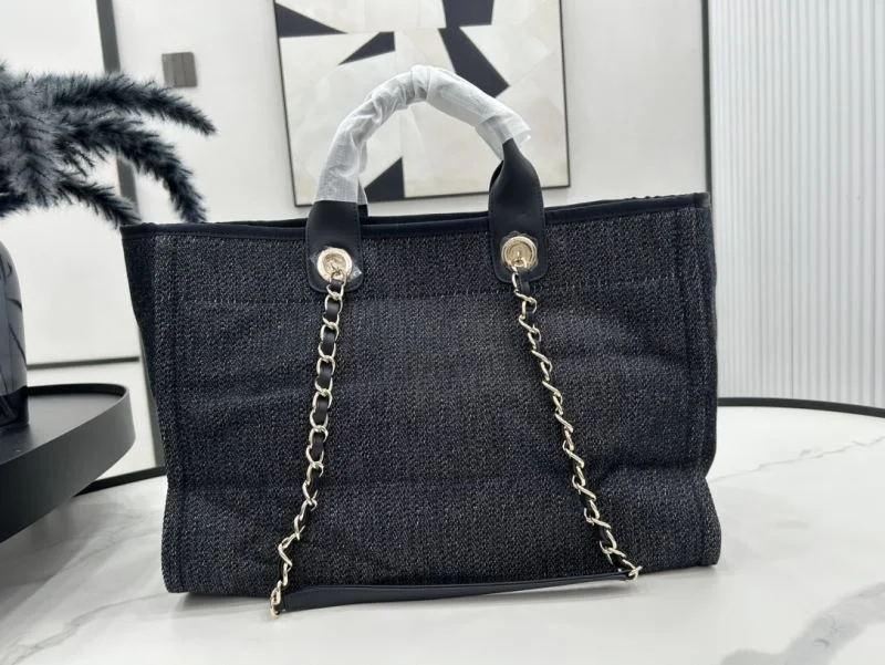 Brand-authenticated Chanel Shopping Bags