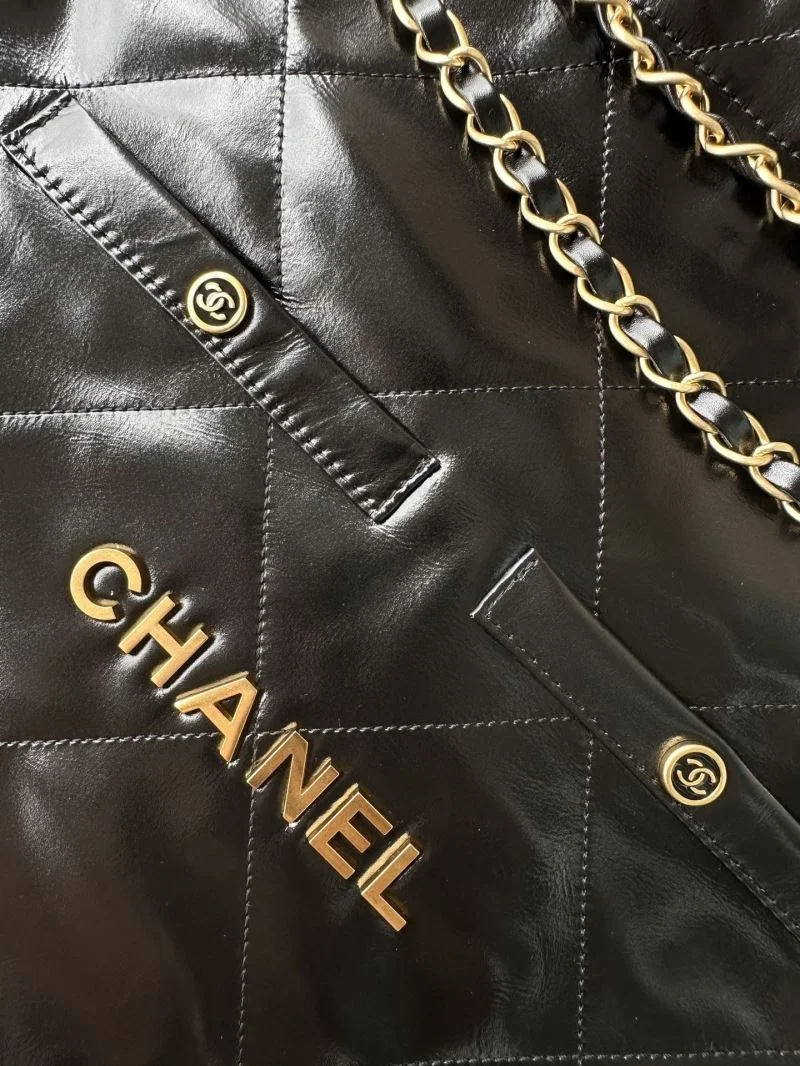 Brand-authenticated Chanel Shopping Bags