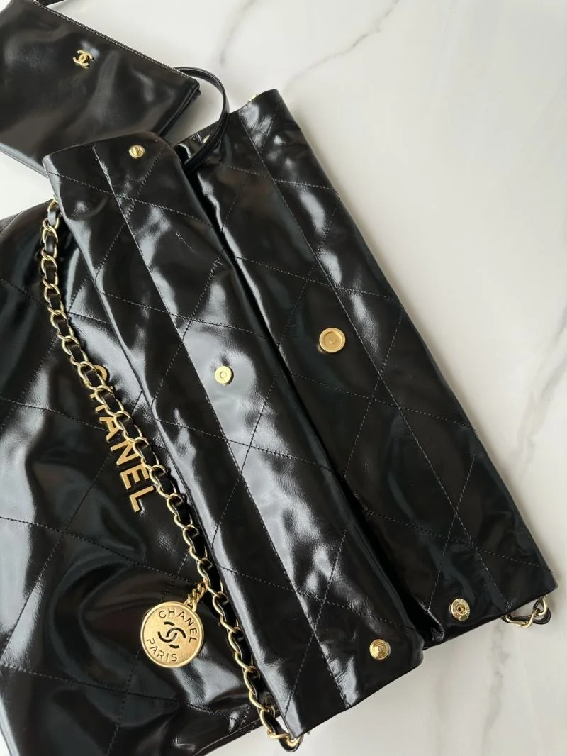 Brand-authenticated Chanel Shopping Bags