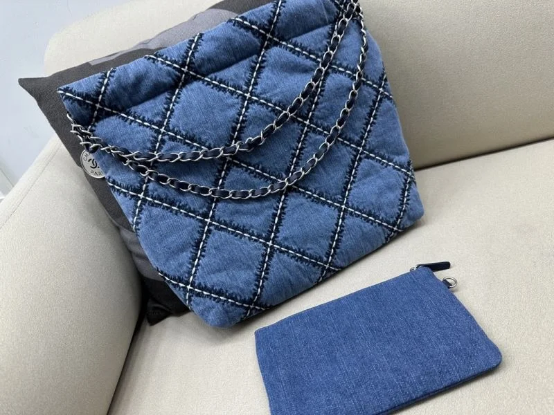 Authentic Chanel Shopping Bags