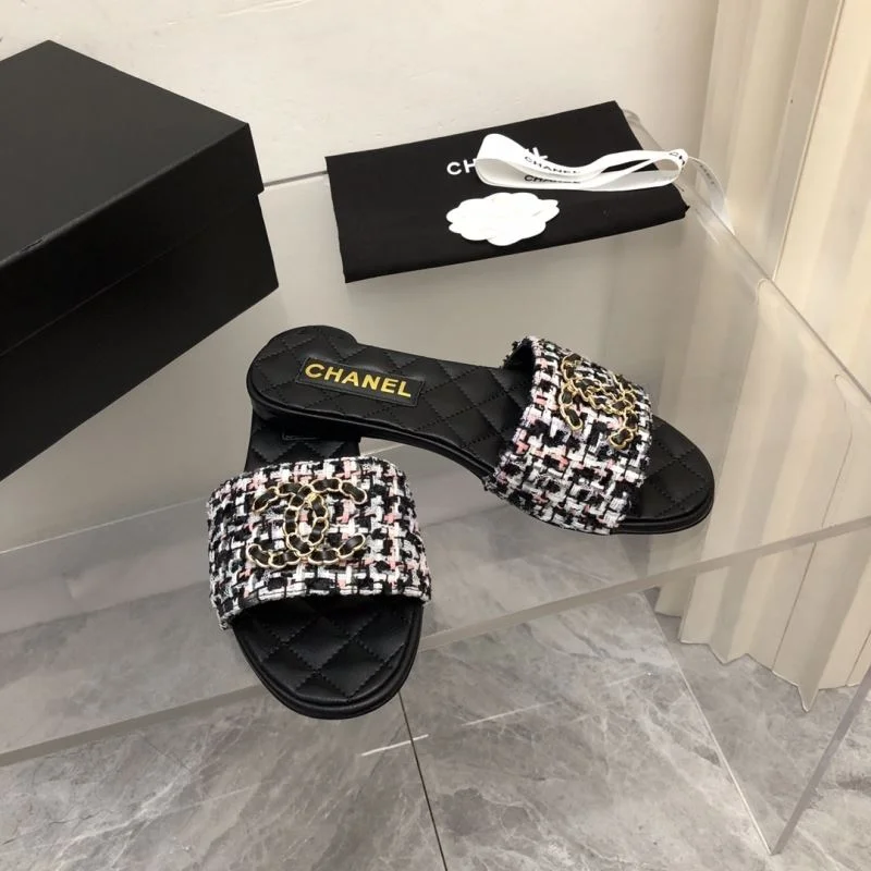 1:1 copy Chanel Slippers