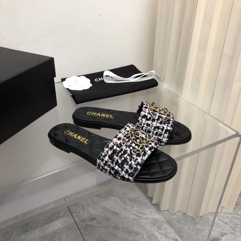1:1 copy Chanel Slippers