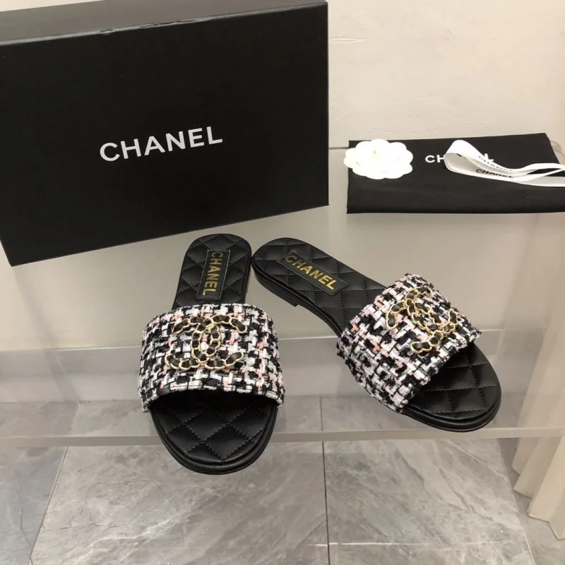 1:1 copy Chanel Slippers