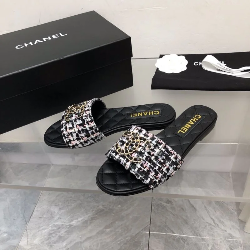 1:1 copy Chanel Slippers